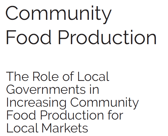 Planning and Policy Briefs | Growing Food Connections